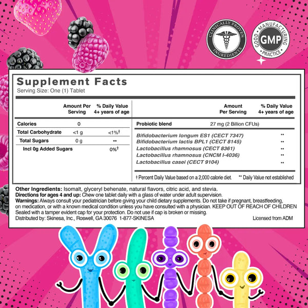 Skinesa® | Best Probiotic Supplements for Skin Health | Probiotic Pills ...